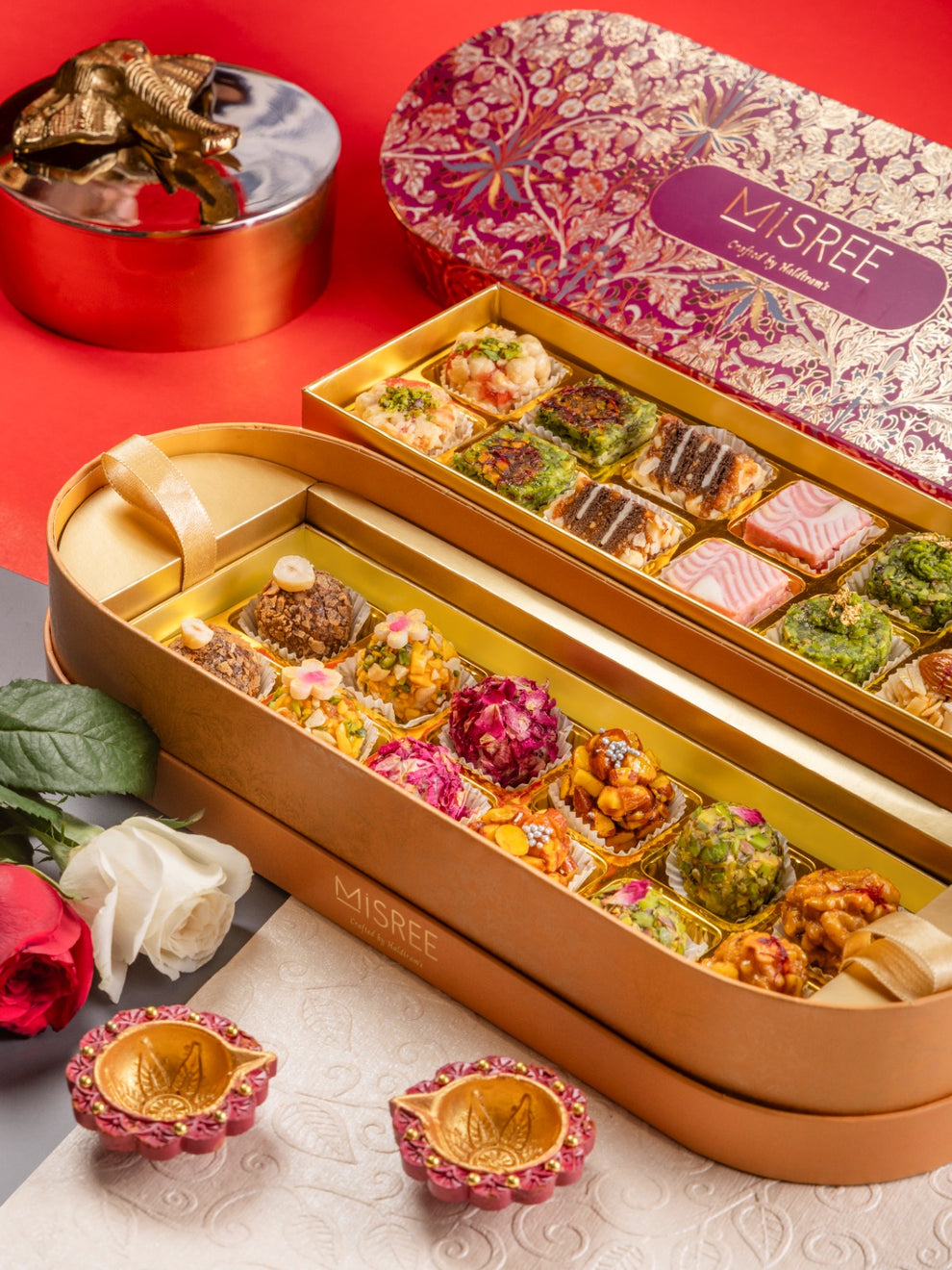 Oval Sweets Box of 24